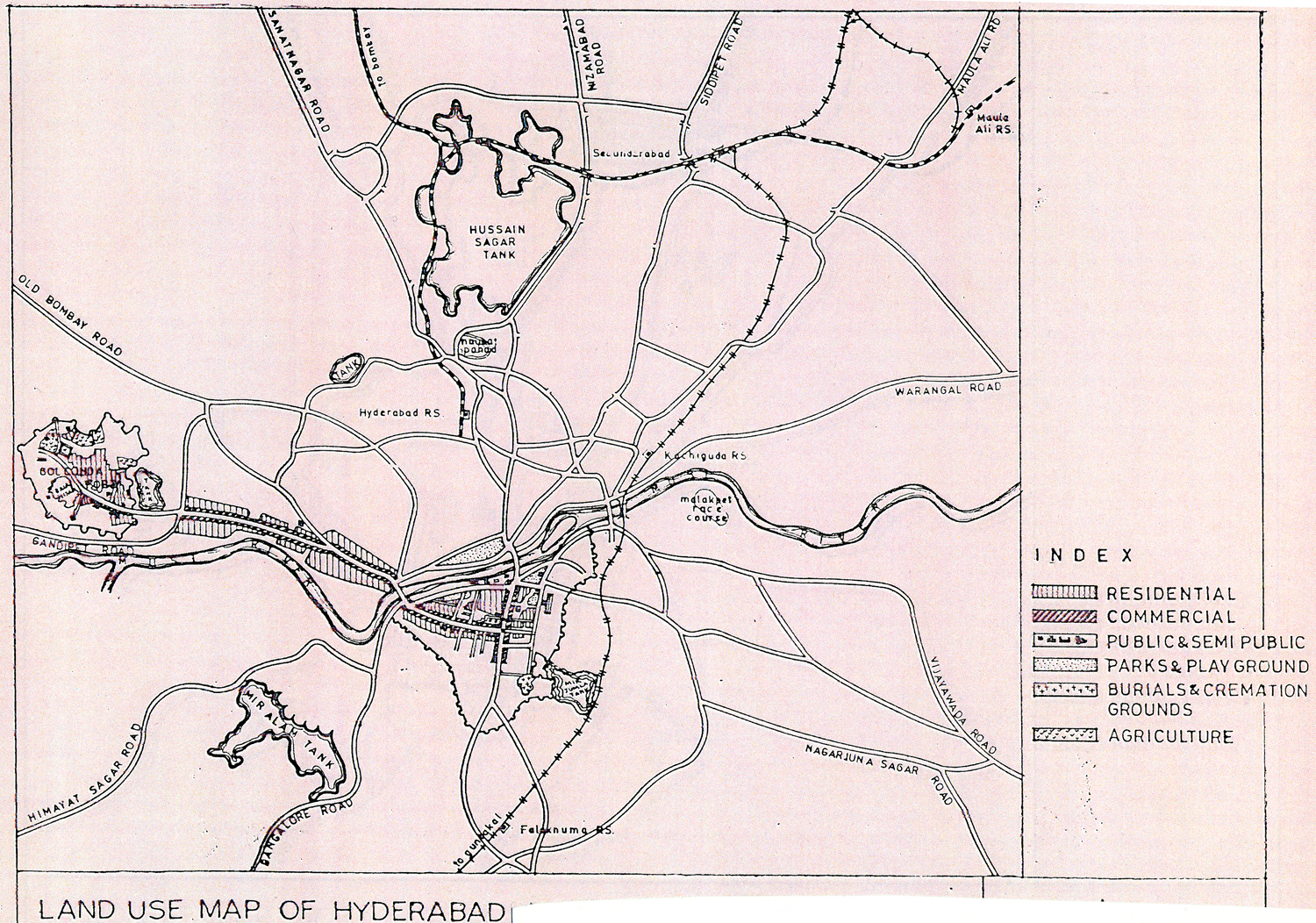 Land Use Map of Hyderabad in 1612 : MIT Libraries